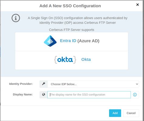 Okta Sso Support Cerberus Ftp Server