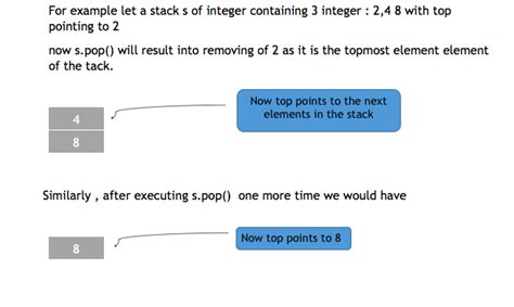 STL Stack Container In C Studytonight