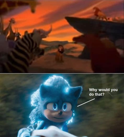 Sonic Reacts To Simba Exiling Kovu By Adamhatson On Deviantart