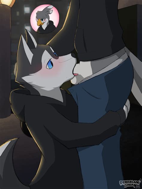 Rule 34 34 Alley Anthro Avian Balls Beak Bird Blue Eyes Blush