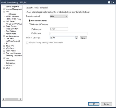 Working With Automatic Nat Rules