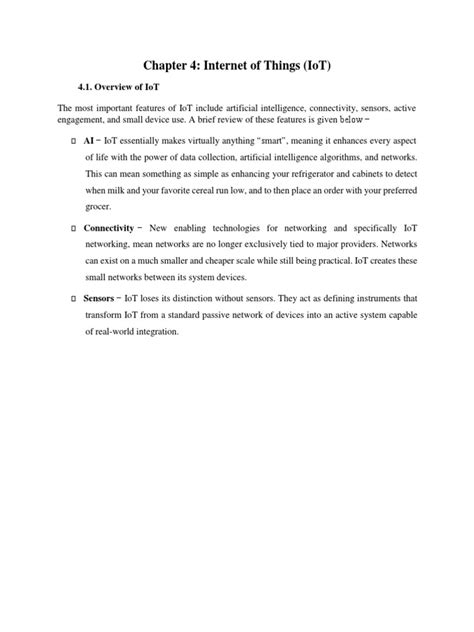 Chapter 4 Internet Of Things Iot Pdf Internet Of Things Computer Network