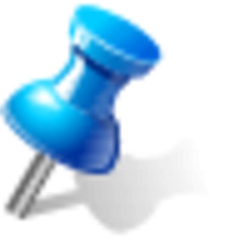 Blue Pin Free Images At Vector Clip Art Online Royalty