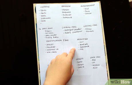 How To Make A Packing List With Pictures WikiHow