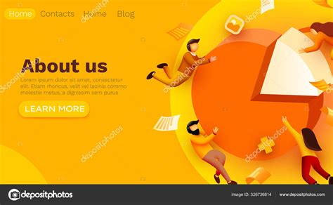 People Interacting With Charts And Analysing Statistics Stock Vector By ©hobbit Art 326736814