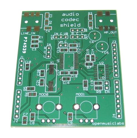 Audio Codec Shield Store Open Music Labs