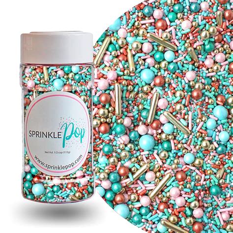 Sprinkle Pop Old Hollywood Sprinkle Mix Light Pink Blue
