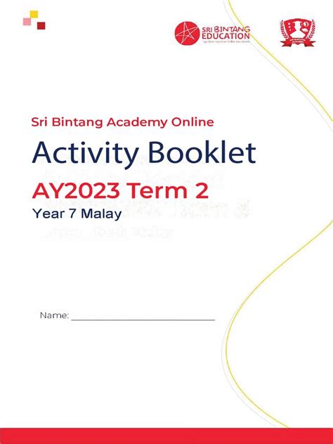 Ay2023 Malay Y7 Term 2 Activity Book Pdf