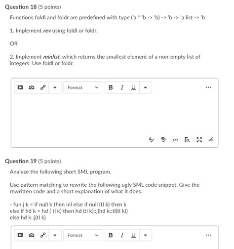 18 Functions Foldl And Foldr Are Predefined With