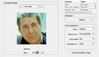 Use The Camera Object To Control Different Types Of Sensor Noise