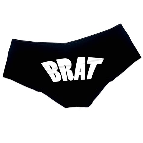 Brat Panties Panties Clothing Cute Submissive Funny Panties Booty