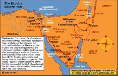Israelites Journey To The Promised Land The Exodus And Entry Into The