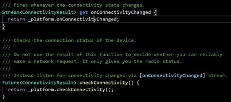 Using Connectivity Package In Flutter With Provider Stack Overflow