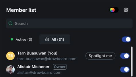 Live Cursors Drawboard Help Centre