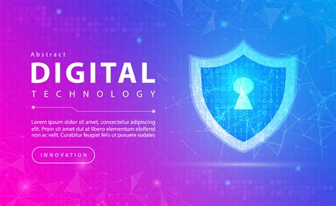 Technology Security Abstract Background Concept Digital Technology
