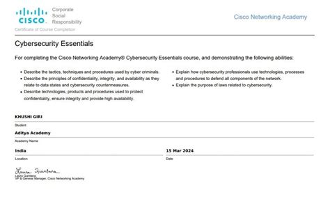 Khushi Giri On Linkedin Cisconetworkingacademy Technicalhub Cybersecurity