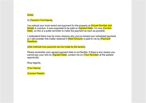Rent Payment Reminder Letter Template Payment Reminder Letter Payment