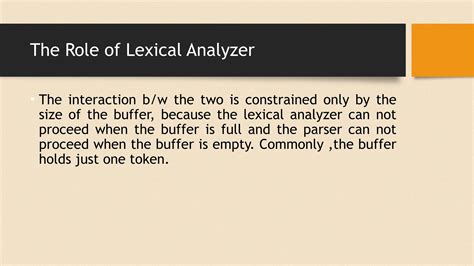 Compiler Construction Lexical Analyzerpptx