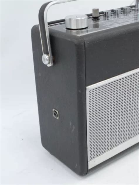 Hacker Hunter Vhf Rp38 Portable Shelf Transistor Radio In Black Z05 £