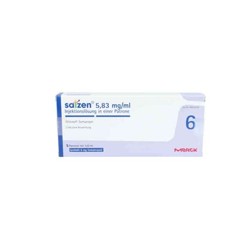 Saizen 6 Mg 583 Mgml Injektionslösung 5 Stk