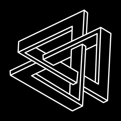 Impossible Optical Illusion Shape Optical Art Object Impossible Figure Unreal Geometry