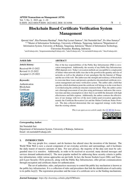Pdf Blockchain Based Certificate Verification System Management