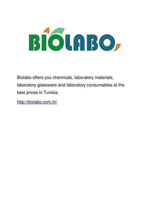 Ppt Biolabo Presentation Powerpoint Presentation Free Download Id