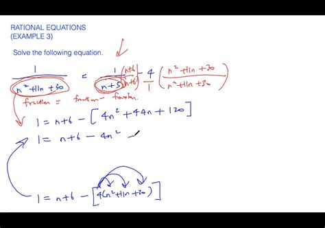 Rational Equations Example 1 Numerade