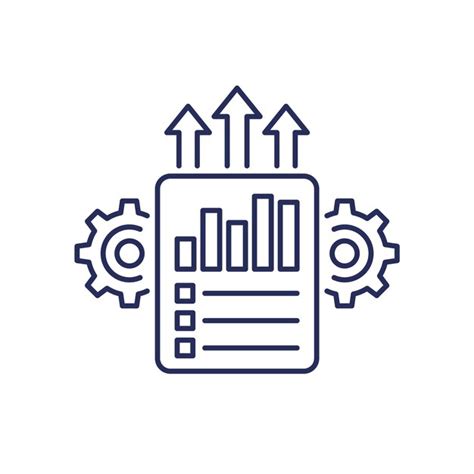 Premium Vector Increase Productivity Icon Line Vector