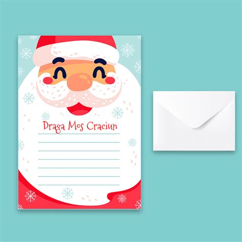 Scrisoare C Tre Mo Cr Ciun Pentru Copii Comand Pe Uniq Gift Ro