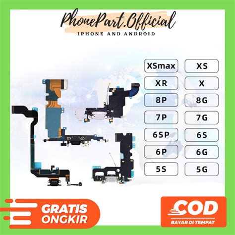 Jual Flexibel Konektor Charger Ipho 5 5g 5s 6g 6 Plus 6s Plus 7 Plus 8