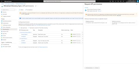 Azure Active Directory Synchronization Migration To Ms Graph Api At Mimecast Checkyourlogsnet
