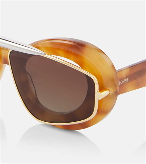 멀티컬러 Wing 에비에이터 선글라스 Loewe Mytheresa