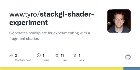 Github Tyrostackgl Shader Experiment Generates Boilerplate For Experimenting With A