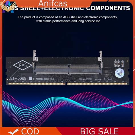 Ddr5 Notebook Laptop To Desktop Memory Adapter Card So Dimm To Pc Dimm Adapter Shopee Malaysia