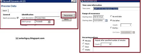 dynamics ax d365 finops technical blog batch jobs in ax 2012