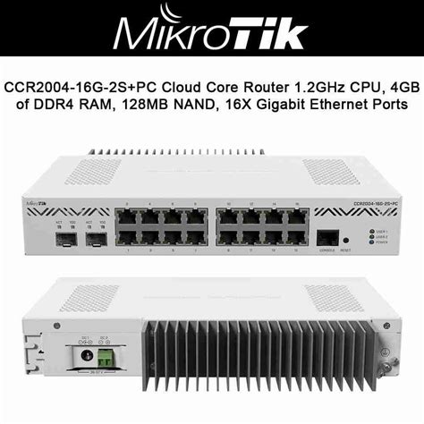 Mikrotik Ccr2004 16g 2s Pc Ethernet Router Fast Almiria Techstore Kenya