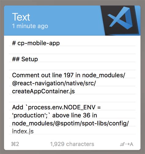 Provide Syntax Highlighting Information For Clipboard For Paste App Issue
