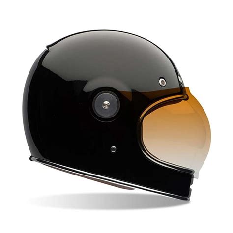 Bell Bullitt Bubble Shield Amber Gradient Motorcycle Helmet Glossy