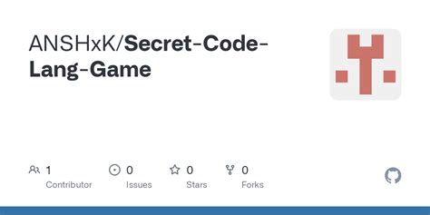 Github Anshxksecret Code Lang Game
