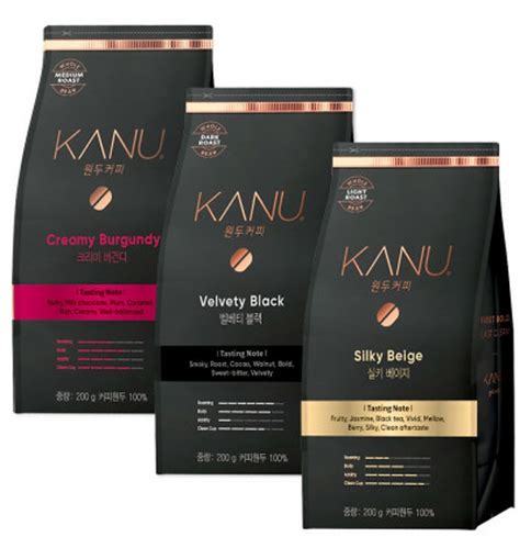 원두커피 카누 원두커피분쇄x 3종 200g 골라담기 분쇄x홀빈실키베이지 벨베티블랙 크리미버건디 티몬