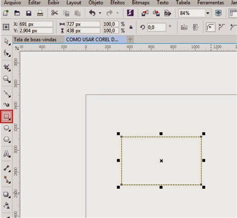 Como Usar Coreldraw Como Desenhar RetÂngulos E Quadrados