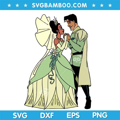 princess tiana and prince naveen svg prince naveen svg