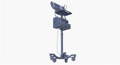 Mobile Vitals Cart 3d Turbosquid 1925417