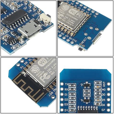 Aceirmc 5pcs Esp8266 Esp 12 Esp 12f Nodemcu Mini D1 Module Wemos Lua 4m Bytes Wlan Wifi Internet