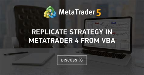 Replicate Strategy In Metatrader 4 From Vba Options Trading Strategies Mql4 And Metatrader 4