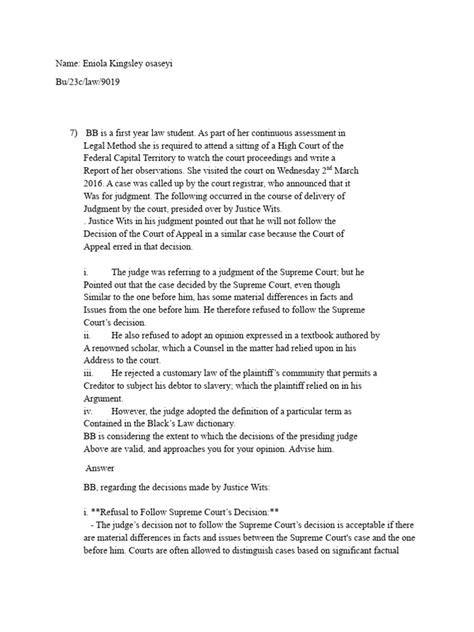 Assignment 5 Pdf Judgment Law Judge