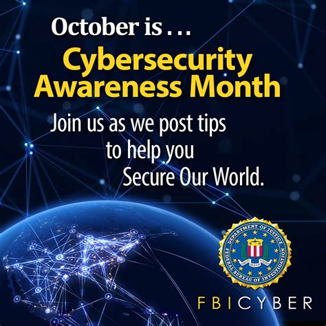Cybersecurityawarenessmonth Fbi Secureourworld Fbi Cyber Division