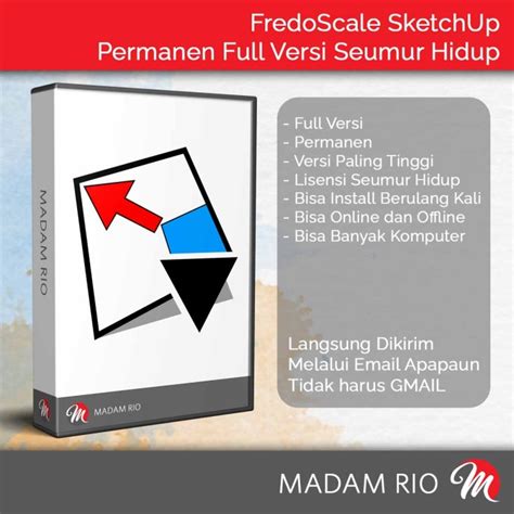 Promo Fredo6 Fredoscale Atau Fredo Scale Sketchup Lisensi Permanen Kab Blitar Madam Rio