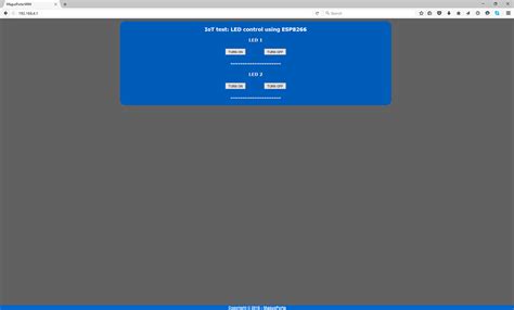 Esp8266 Web Server